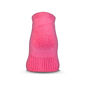 Under Armour Youth Cotton No Show Socks, Multipairs , Pink Assorted (6 Pairs) , Small