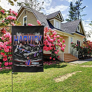 Kevin Harvick 4 Garden Flag Vertical Double-Sided Printing Decorative Flags Yard Banner Holiday Flag Party Outdoor Home Signs