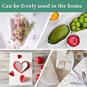 White Wrapping Paper 12"×1200" Art Craft Paper Roll for Kids, Wrapping Paper for Gifts, White Easel Paper Roll for Painting Drawing, White Construction Paper