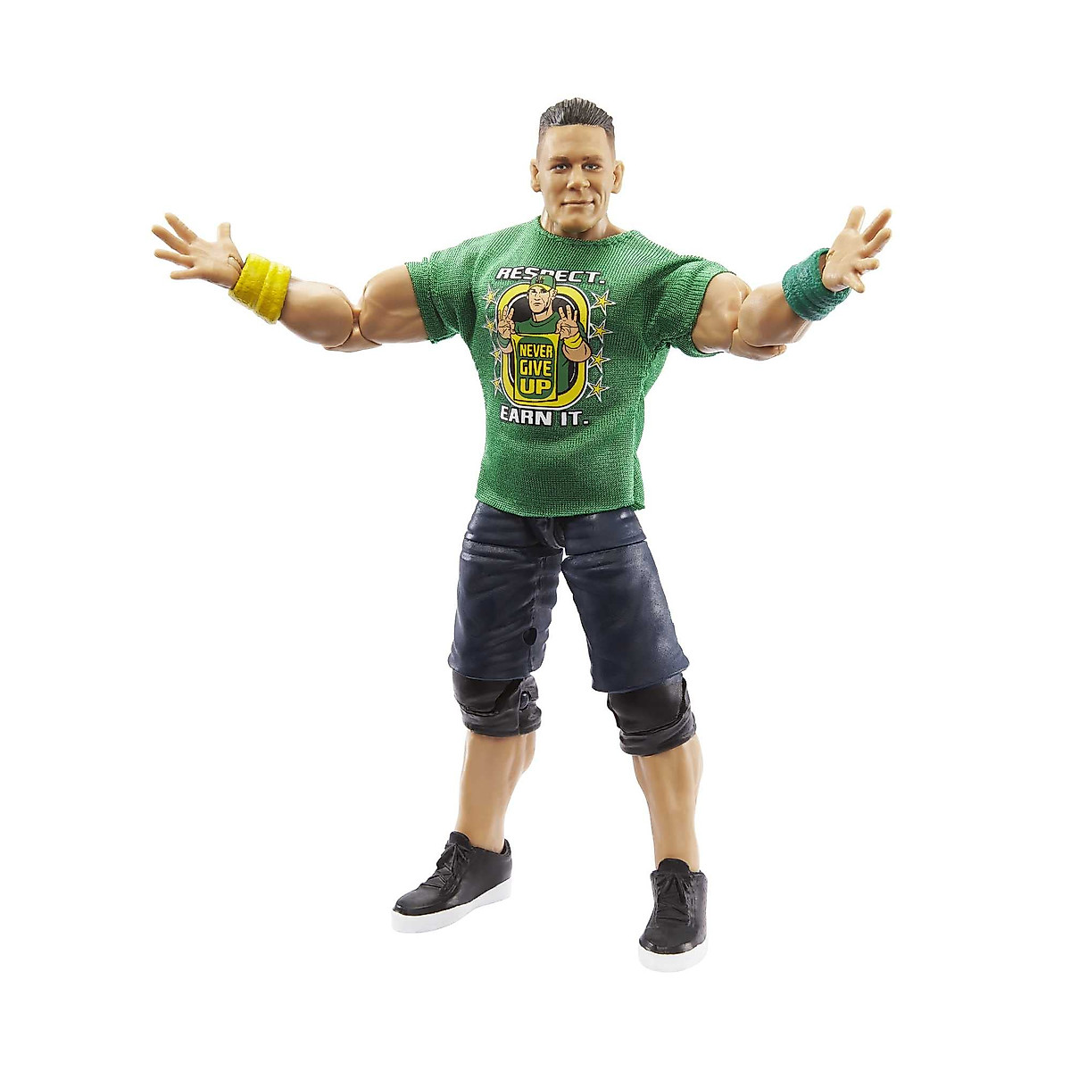 Mattel WWE John Cena Elite Collection Action Figure, 6-inch Posable Collectible Gift for WWE Fans Ages 8 Years Old & Up