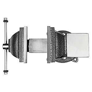 Performance Tool MV8 Hammer Tough Powder Coating, 360 Degree Swivel 8-Inch Bench Vise (7-Inch Jaw Opening, 3-Inch Throat Depth)