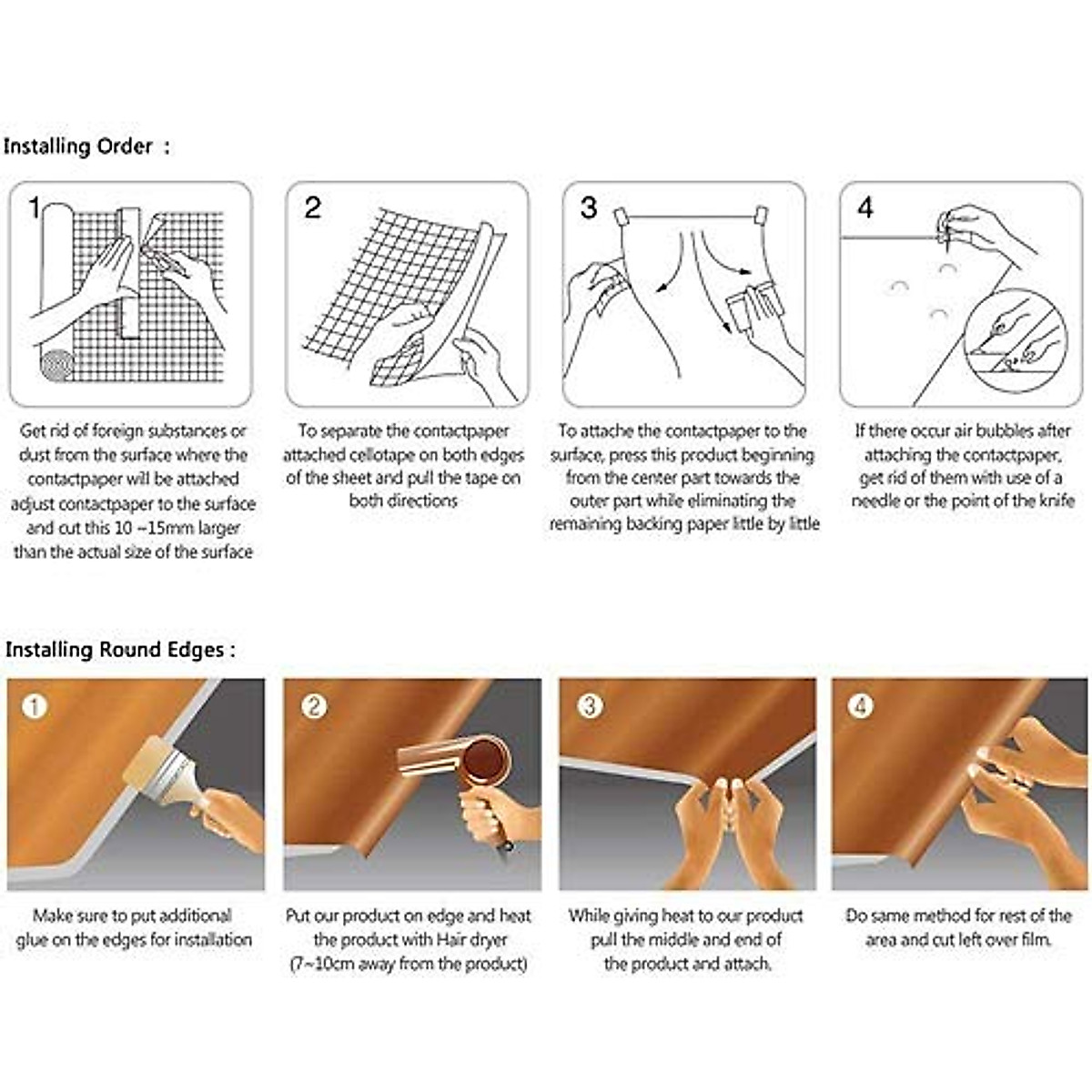 REDODECO Vintage Floral Adhesive Paper Vinyl Shelf Liner Peel Stick Dresser Drawer Sticker Home Deco 17.7inch by 118inch (Multi-Flower3)