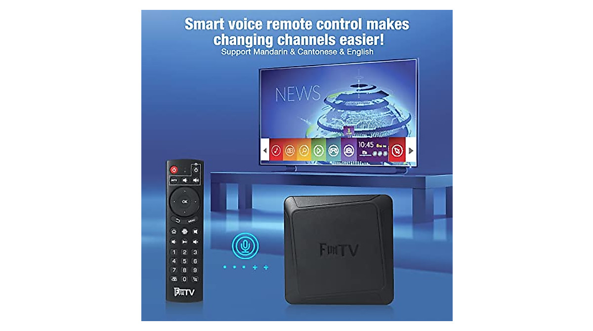 FUNTV Chinese IPTV 2022 TV Box with 300+ Channels & 4K/3D