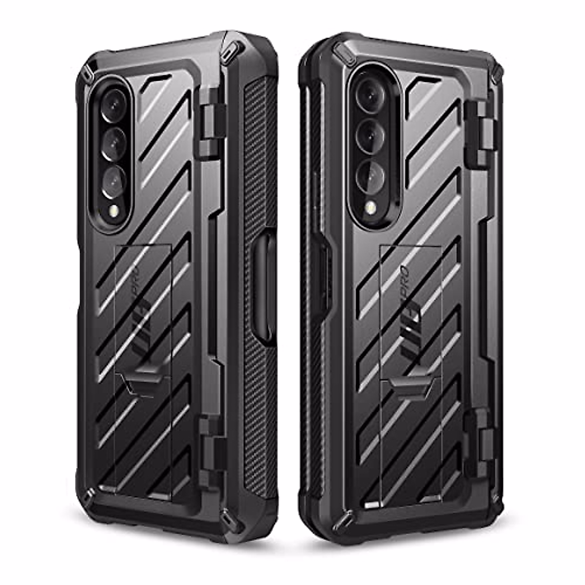 SUPCASE Unicorn Beetle Pro Case for Samsung Galaxy Z Fold 4 5G (2022), Full-Body Dual Layer Rugged Case with Built-in Screen Protector & Kickstand & S Pen Slot (Black)