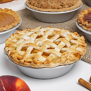 Fat Daddio's PIE-9 Anodized Aluminum Pie Pan, 9 x 1.5 Inch