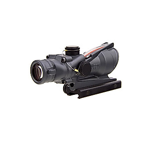 Trijicon ACOG TA31-C-100370 Dual Illuminated Red Crosshair .223 BAC Reticle with Flattop Mount, 4X 32mm, Sniper Grey