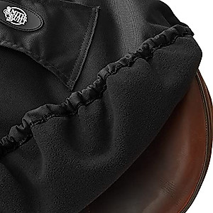 SmithBuilt English Saddle Cover, Black - Breathable, Waterproof Fleece-Lined Fitted Protector