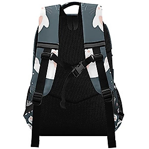 ODAWA Seal and Hearts School Bag for Boys Girls, Kids Backpack Elementary