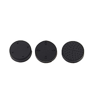 12Pcs Silicone Analog Thumb Stick Thumbstick Grips Cap Black Covers Compatible with PSV 1000 2000 PS Vita