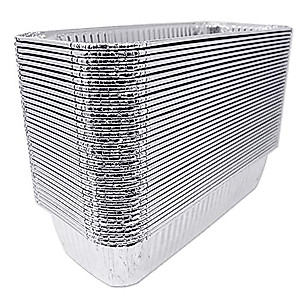 (35 Pack) Drip Pans Compatible with Weber Grills 6498 Smokefire l Summit l Genesis II Heavy Duty Aluminum Foil Liner