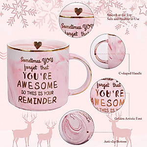 Mothers Day Mom Gifts from Daughter Son, 12 OZ Coffee Mug Valentines Day Mothers Day Mom Gifts Christmas Stocking Stuffers for Girlfriend Birthday Anniversary Grandma Friend Sister Gifts