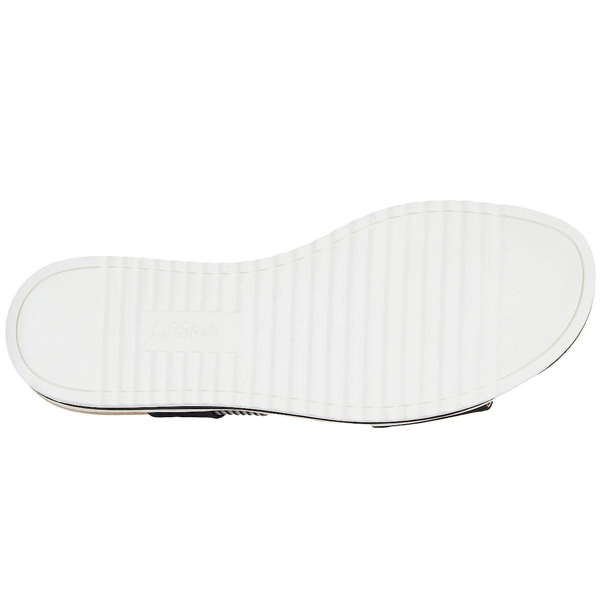 LifeStride Zing Women's Slip On 9.5 B(M) US Black-Stripe