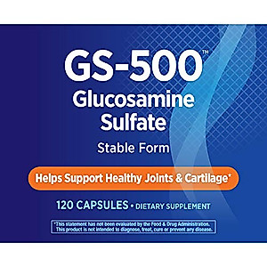 Nature's Way GS-500 Glucosamine Sulfate, Supports Healthy Joints and Cartilage*, 120 Capsules