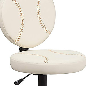 Flash Furniture Jonathan Baseball Swivel Task Office Chair
