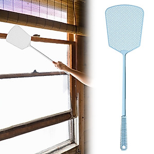 chrox Fly Swatter Heavy Duty - Effective Long Hand Flyswatters |Multi-Functional plastiic Fly Swatters | Outdoor Fly Swatter for Home, Indoor, Outdoor and Classroom, Refer to description