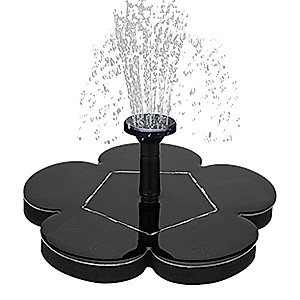 n/a Solar Fountain Power Bird Bath Fountain Water Floating Small Pond Garden Patio Garden Decoration