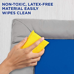 Arf Pets Dog Self Cooling Pet Bed – Solid Gel Based Self Cooling Mat for Pets, Includes a Foam Based Bolster Bed for Extra Comfort