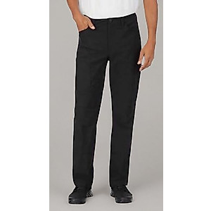 Eddie Bauer Men's Fleece Lined 2-Way Stretch Tech Pant (40W x 30L, Black)
