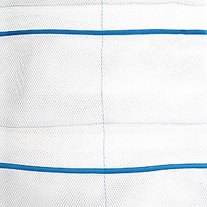 Bathroom Save Space Tub Shower Hanging Mesh Organizer Storage Bag Bathroom Accessories for Dorm Rooms Bathroom Hang on Shower Curtain Rod Liner Hooks