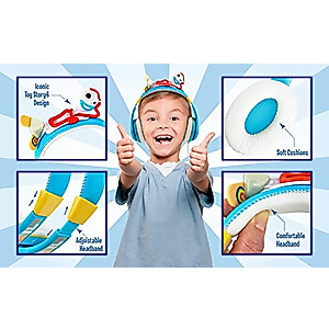 Kids Headphones for Kids Toy Story 4 Forky Adjustable Stereo Tangle-Free 3.5Mm Jack Wired Cord Over Ear Headset for Children Parental Volume Control Kid Friendly Safe Perfect for School Home Travel