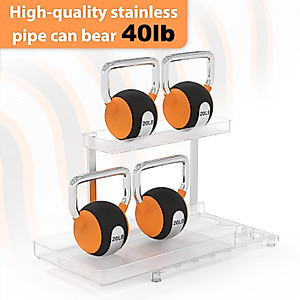 Under Sink Organizers with Waterproof Tray, L-Shaped Under Sink Organizer and Storage, Pull Out Under Cabinet Storage, Under Kitchen/Bathroom Sink Organizer