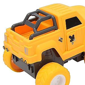 TOPINCN Mini RC Car Toy, Remote Control Car Toy Easy to Operate 1/24 for Children Gift (Orange Yellow)