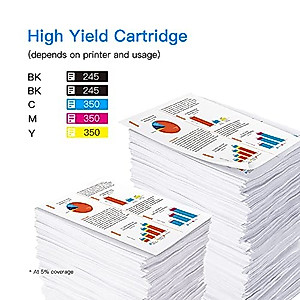 LxTek Remanufactured Ink Cartridge Replacement for Epson 69 to use with Stylus CX6000 CX8400 NX400 NX410 NX415 NX515 Workforce 600 610 615 1100 Printer (2 Black, 1 Cyan, 1 Magenta, 1 Yellow)