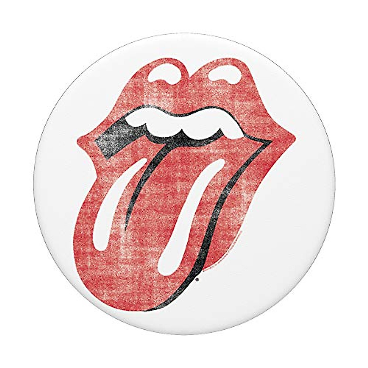 Rolling Stones Official Distressed Tongue PopSockets PopGrip: Swappable Grip for Phones & Tablets