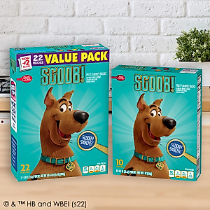 Betty Crocker Scooby Doo Fruit Flavored Snacks, Treat Pouches, Value Pack, 22 ct
