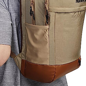 Hurley Mens Classic Backpack, Khaki, One Size