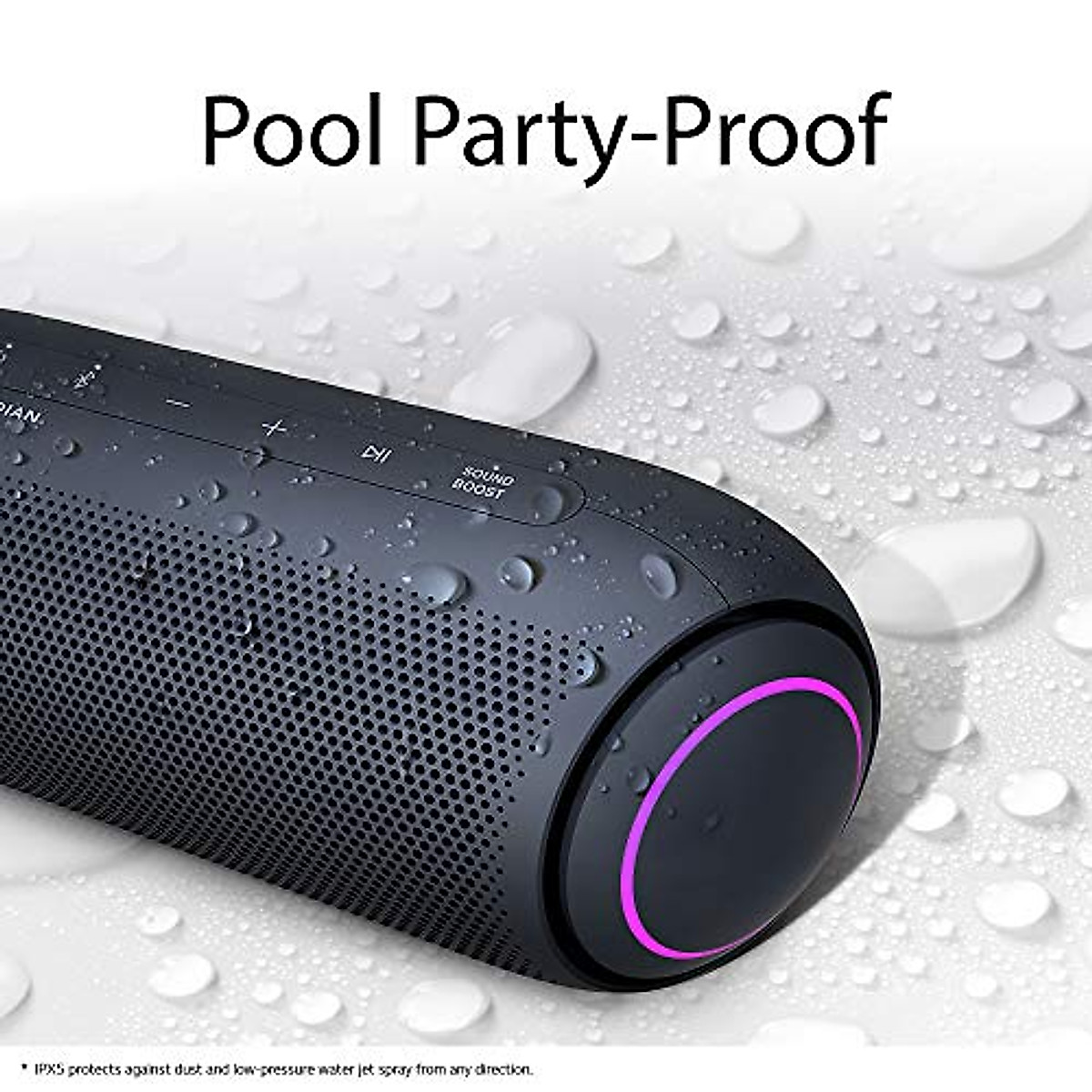 LG XBOOM Go Portable Bluetooth Speaker PL5 - LED Lighting and up to 18-Hour Battery