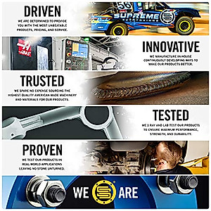 Supreme Suspensions - Full Lift Kit for 2009-2014 Ford F-150 2WD Front Lift Spindles and Rear Lift Blocks with U-Bolts Complete Lift Kit (6" Front + 5" Rear Lift)