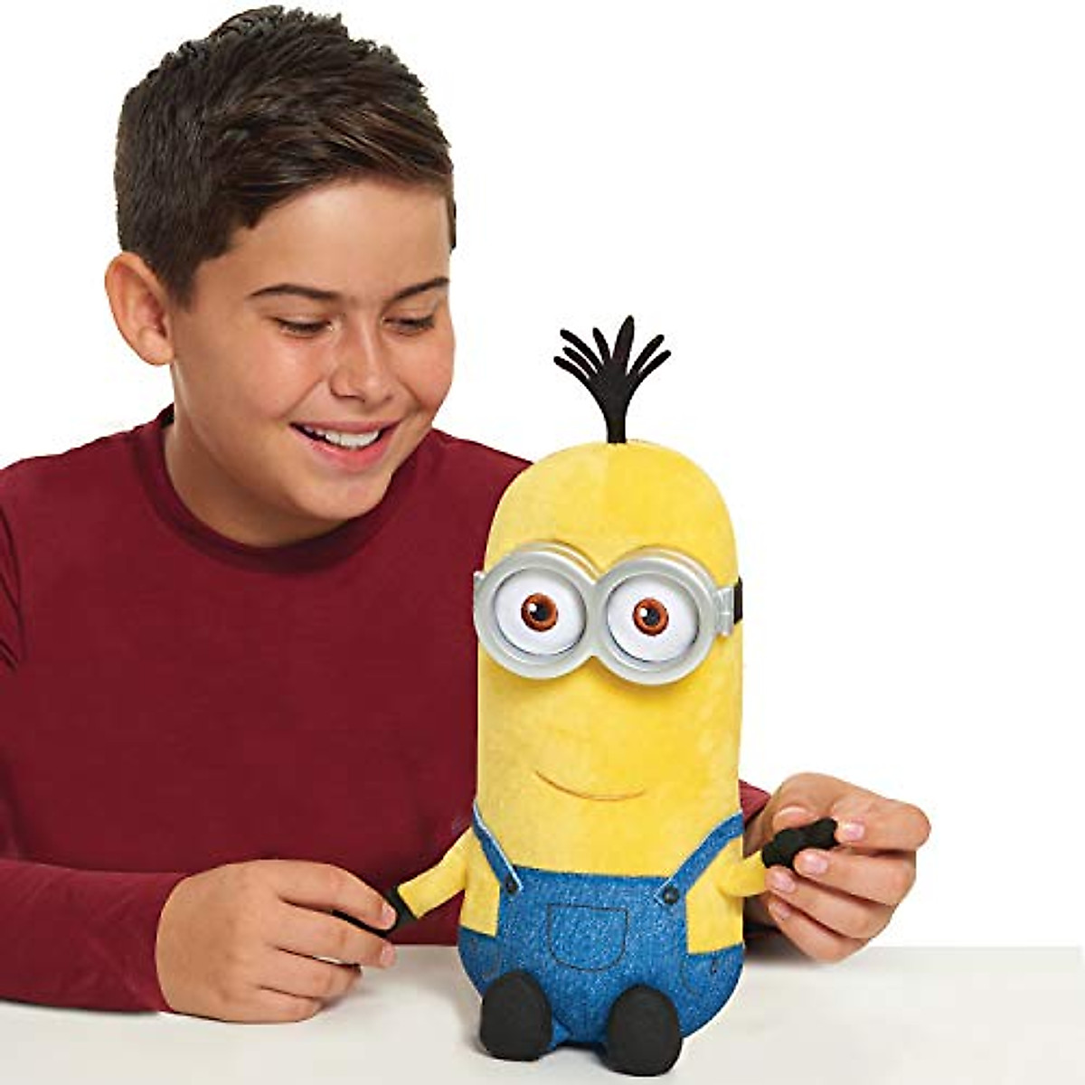 Just Play Illumination's Minions: The Rise of Gru Laugh & Giggle Kevin Plush, Kids Toys for Ages 3 Up