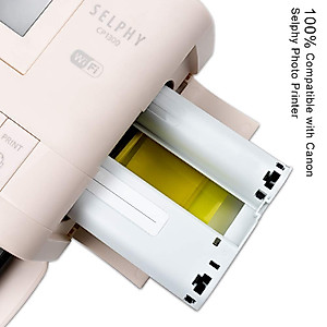 Pristar Compatible Ink Cartridges Replacement for KP-108IN KP108 2-Pack Color Ink Cassette for Canon Selphy CP1200 CP1300 CP910 CP900 Wireless Compact Photo Printer 4 x 6 100 x 148 mm (Without Paper)