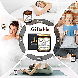 UOKPT House Warming Gifts New Home - Unique Lavender Scented Candle Presents for First Apartment Funny Housewarming Gift Ideas for New Homeowner Best Friend Women Men Couples Neighbor Guys