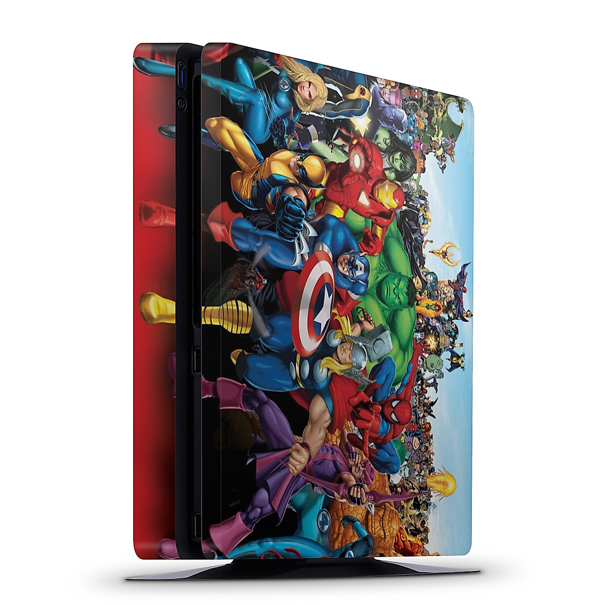 Superhero Skins for PS4 Playstation 4 Slim Console Decal Vinal Sticker + 2 Controller Set