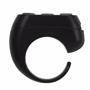 Remote App Page Turner, Ergonomic Cell Phone Remote ABS for Watching TV (Black)