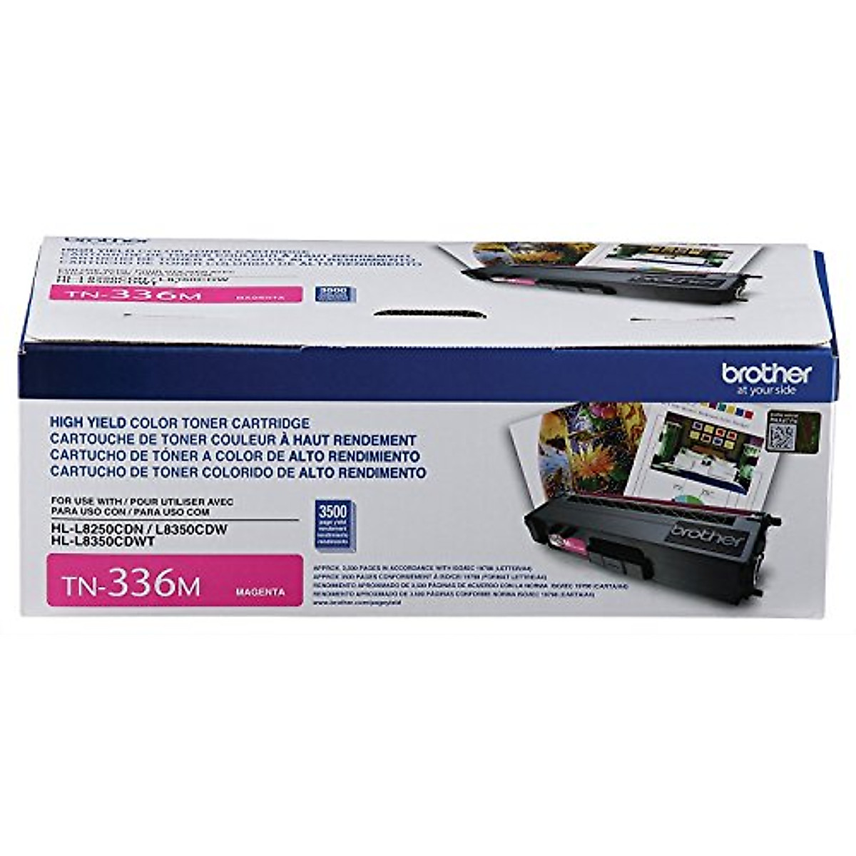 Brother TN336 High Yield Toner Set BCYM HL-L8250CDN HL-L8350CDW HL-L8350CDWT MFC-L8600CDW MFC-L8850CDW + DeluxeDeals MicroFiber LCD Screen Cleaning Cloth