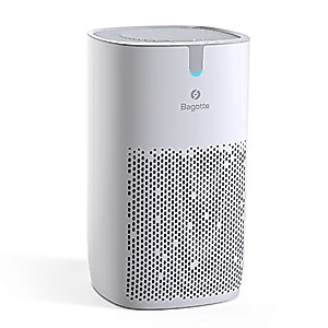 Air Purifier for Home Large Room, Bagotte 4-in-1 H13 HEPA Filter Air Purifier up to 1725 ft² in 60 Min, 24dB Quiet 4 Speeds 6 watts Sleep Mode Energy Saving, Remove 99.97% Dust Smoke Odor Ozone Free