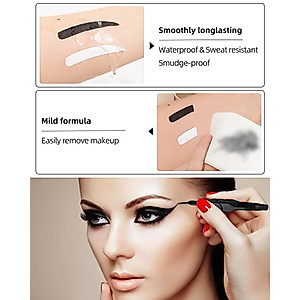 LYSdefeu Black Gel Eyeliner, Long Lasting Waterproof Matte Eyeliner Cream Gel, High-Intensity Pigments Smudge-Proof Eye Liner,Makeup Gift for Women Girl delineador de ojos contra el agua