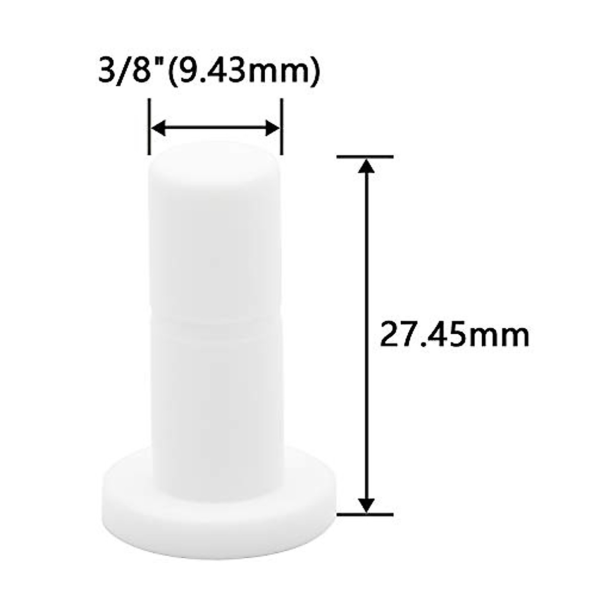 3/8 inch Plug for Quick Connect Fittings RO Reverse Osmosis Check Valve Water Pipe Tube Purifier Filter Pack of 5