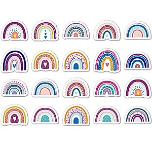 AOLDHYY Boho Rainbow Stickers Teac