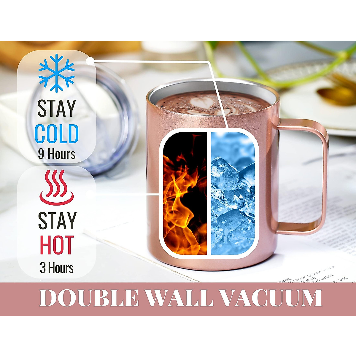 Onebttl 71th Birthday Gifts for Women, 1953 Birthday Gifts, Vintage 1953 Age to Perfection, 71th Birthday, 12oz Insulated Stainless Steel Wine Tumbler, Rose Gold