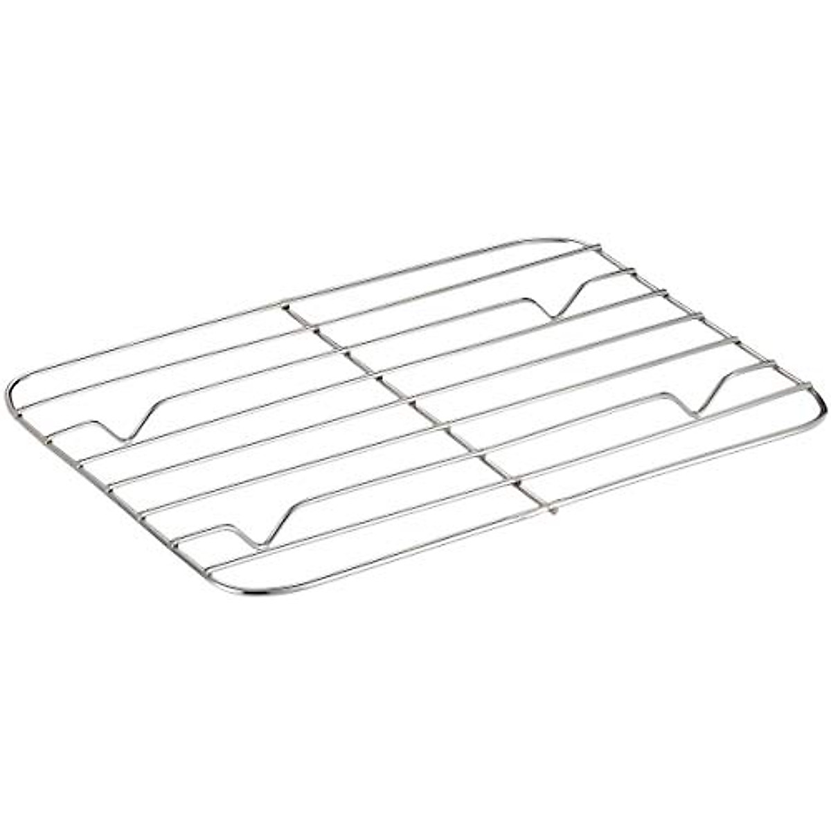 KitchenCraft KCRNR25 Stainless Steel Roasting Tin with Rack, Small, 27 x 20 cm, Silver