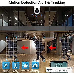 XVIM 3MP Wireless Light Bulb Security Camera, 2.4GHz WiFi Pan/Tilt Bulb Camera, 360° PTZ Indoor/Outdoor Camera, Night Vision & 2 Way Audio