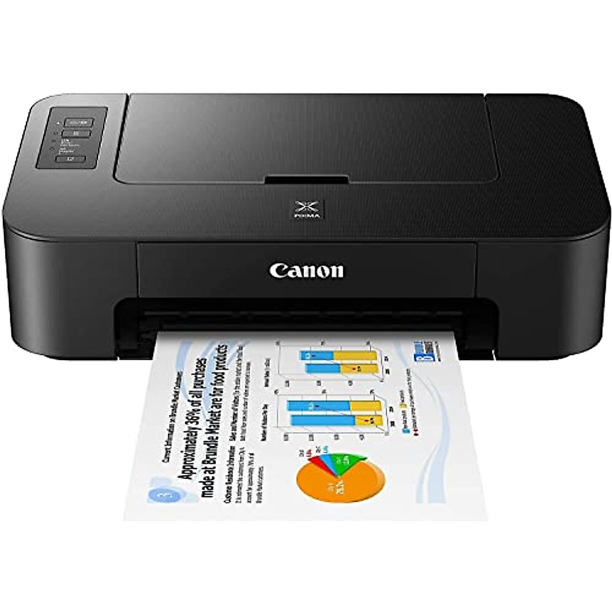 NEEGO Canon Pixma Inkjet Color Printer, High Resolution Fast Speed Printing Compact Size Easy Setup and Simple Connectivity Up to 4800x1200 DPI Color Resolution 6 ft Printer Cable - Black
