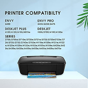 ESTON 67XL Printer Ink Replacement for HP 67XL Ink Cartridges Combo Pack for Deskjet 2755e 2752 4155e deskjet Plus 4155 4158 4152 Envy Pro 6455 6452 6400 Envy 6000 6055 Printer 2Pack