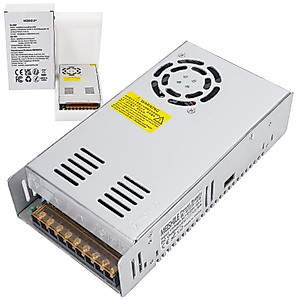 MEISHILE 12V 50A 600W DC Switching Power Supply Adapter PSU AC to DC Industrial Transformer Converter for LED Drive Light Lamp Meter 3D Printer Semiconductor Pump Motor Drive 220V 110V to 12Volt