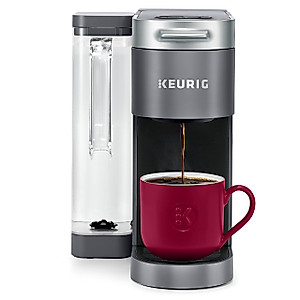Keurig K-Supreme Coffee Maker, Single Serve K-Cup Pod Coffee Brewer Machine, With MultiStream Technology, 66 Oz Dual-Position Reservoir, and Customizable Settings, Gray