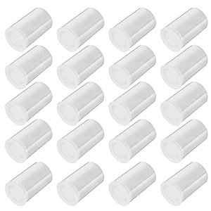 35mm Caliber Plastic Film Canisters-20pc (Clear)